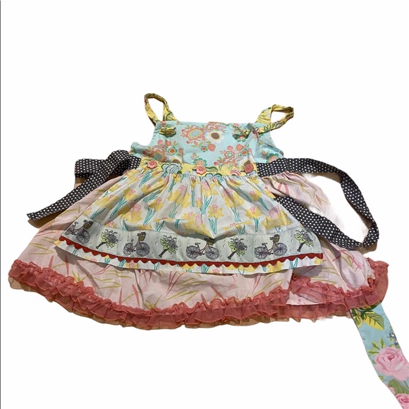 Matilda Jane | Shirts & Tops | Matilda Jane Knot Top Apron Bicycle ...